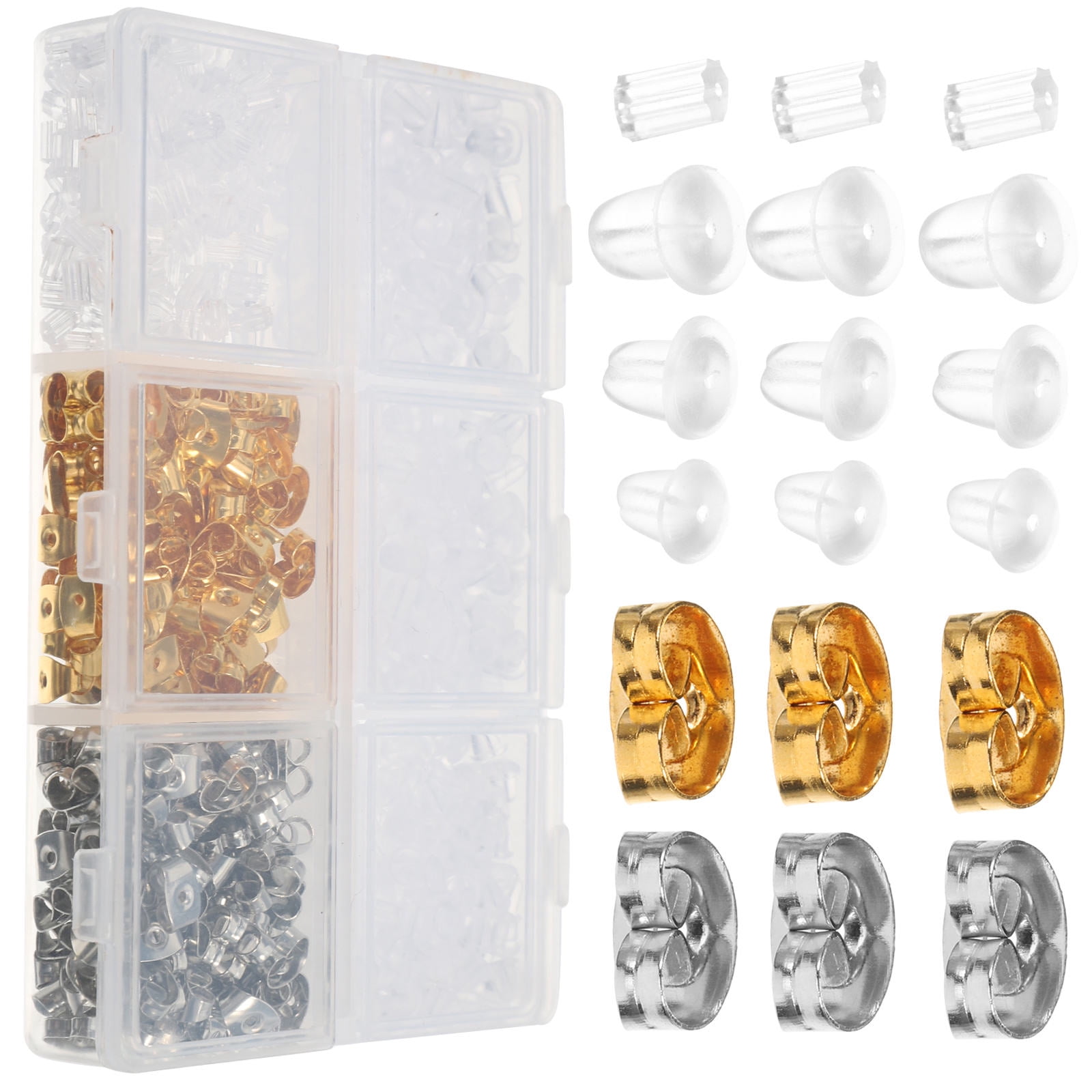 Click here for Fondotin Earring Backs 1 Box Assorted Color Comfor... prices