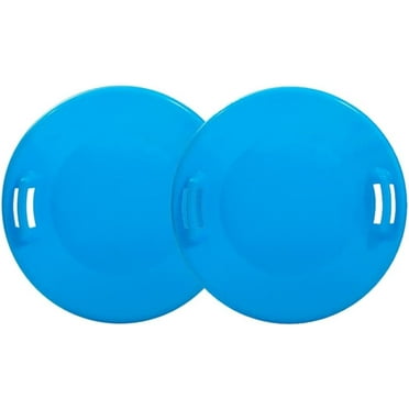 Superio Round Spiral Snow Sled Red 24" Sledding Disc for Kids and ...