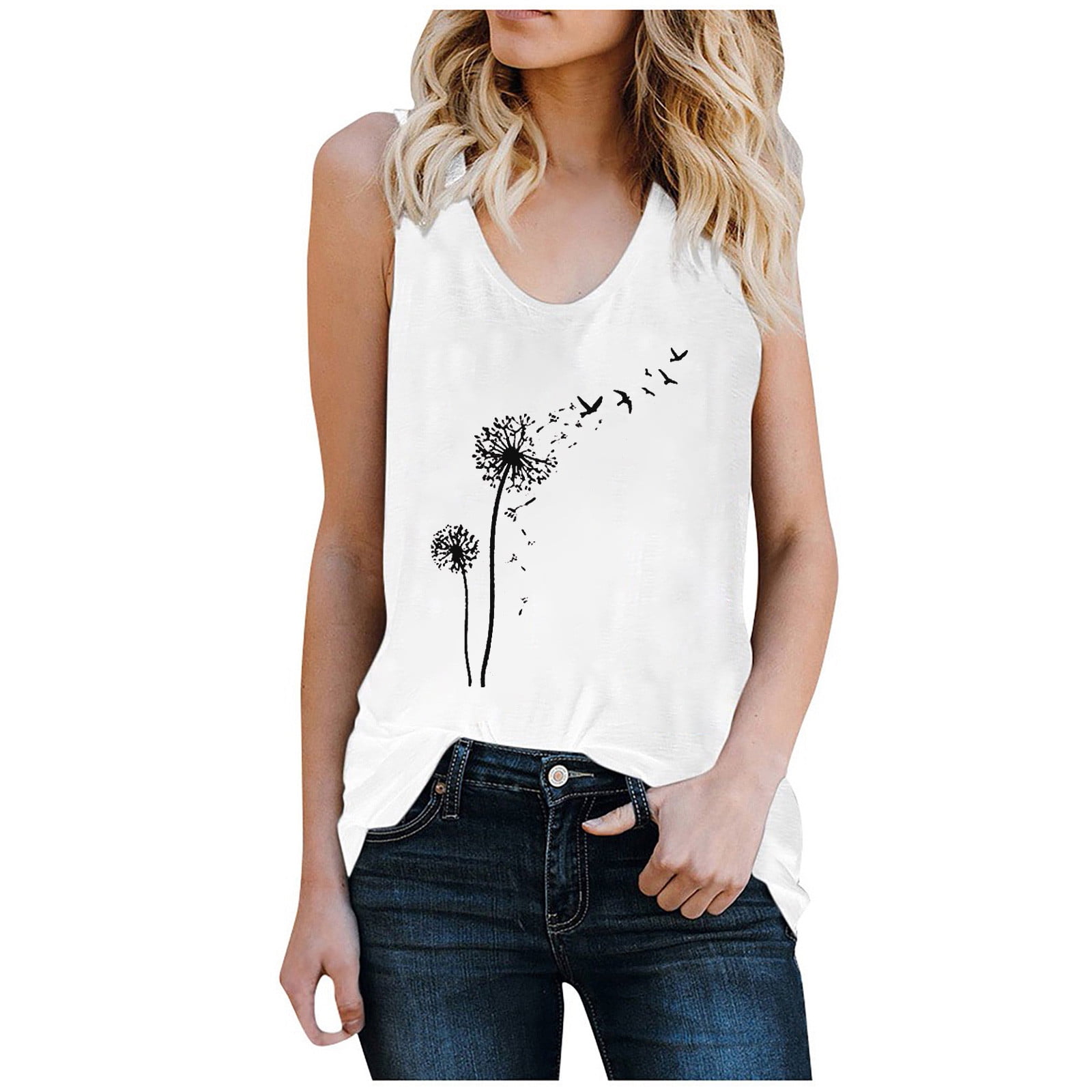 Click here for Smihono Womens Tops Womens Tank Top Womens Tops O-... prices