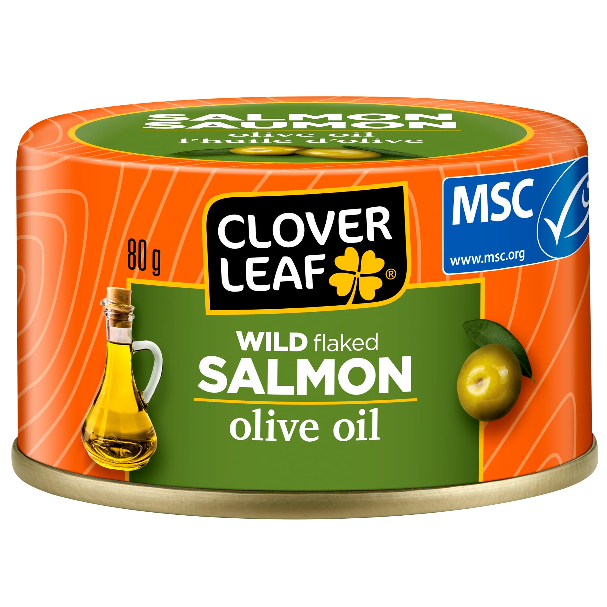 Click here for Clover Leaf Wild Flaked Salmon - Olive Oil 80g  Ms... prices