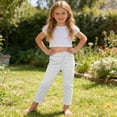 ATOGUTA Wide Leg Pants Girls Lightweight Running Pants Kids Youth ...