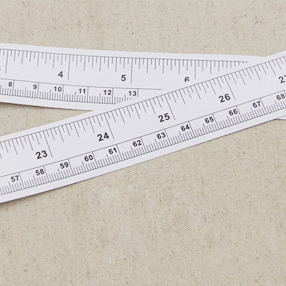 sticky ruler 90cm Sticky Scale Self Adhesive Metric Measure Gauge Tape ...