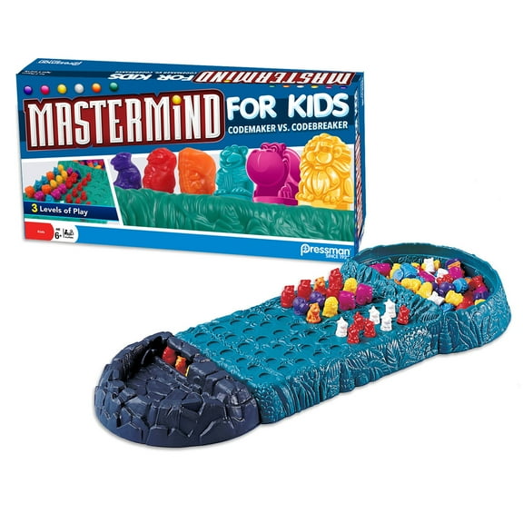 Pressman Retro Mastermind Game, Classic Codebreaking Board Game, Fun ...