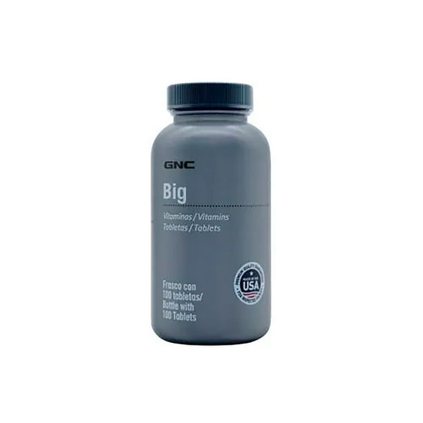 Suplemento Alimenticio BIG Complejo B 100Mg GNC 100 Tabletas Gnc 100109040 | Bodega Aurrera en línea