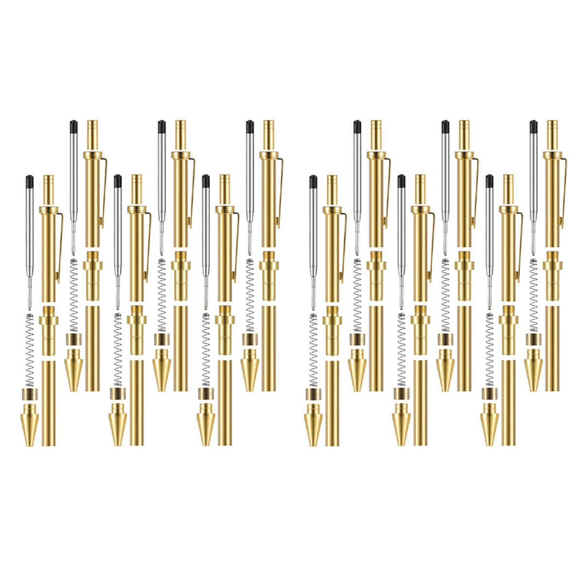 Click here for Unbranded 12 Piece Retractable Pen Kit For Wood Tu... prices