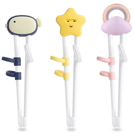 HEIBIN Training chopsticks for kids and beginners, 3 Pairs chopstick ...