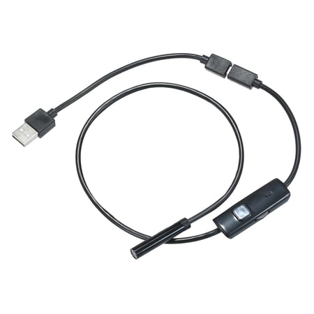 OWSOO 7MM 6 LED Lens IP67 Waterproof Inspection Borescope Wire Snake ...