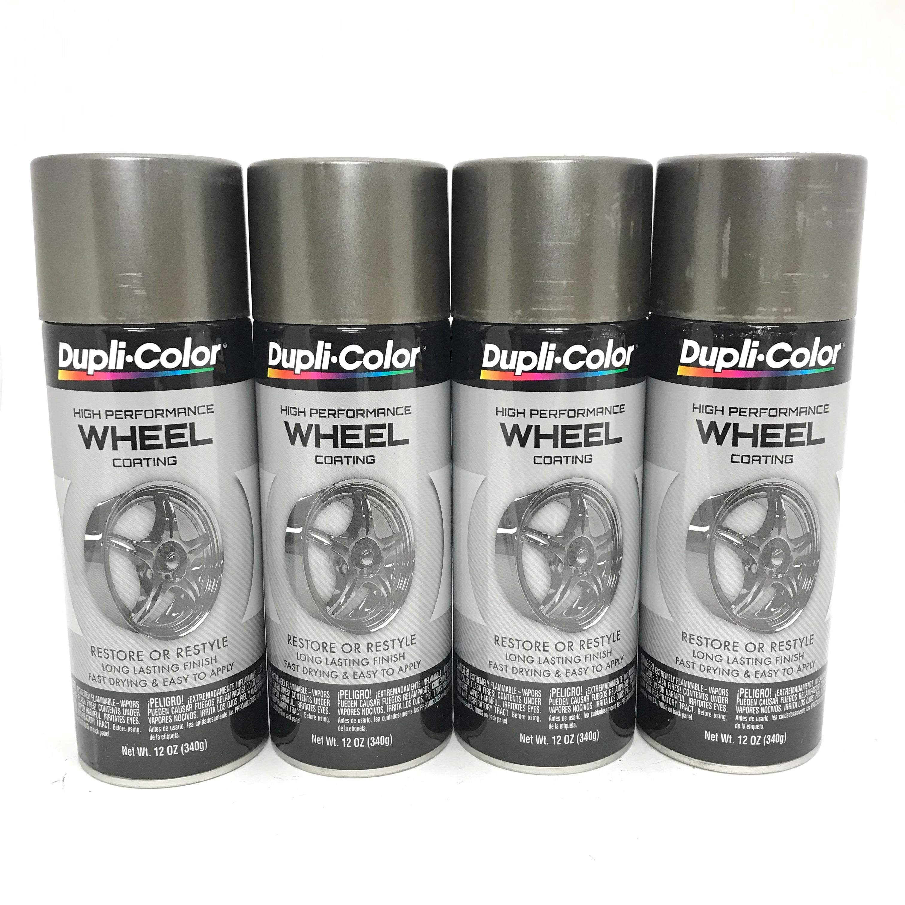 Duplicolor HWP102 - 4 Pack Wheel Coating Spray Paint Graphite - 12 oz ...