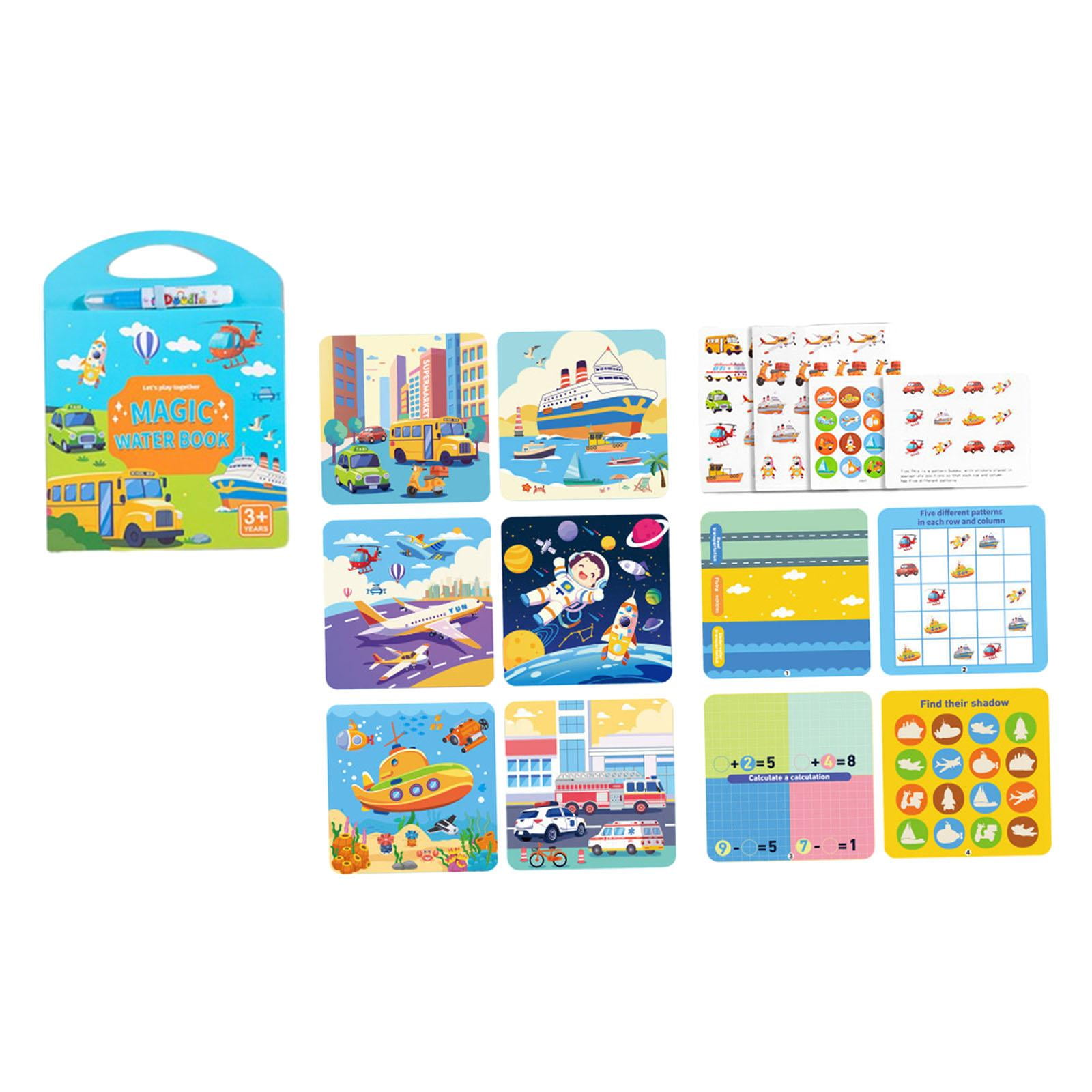 Álbum de pintura de agua, libro para colorear de agua, tableta de ...