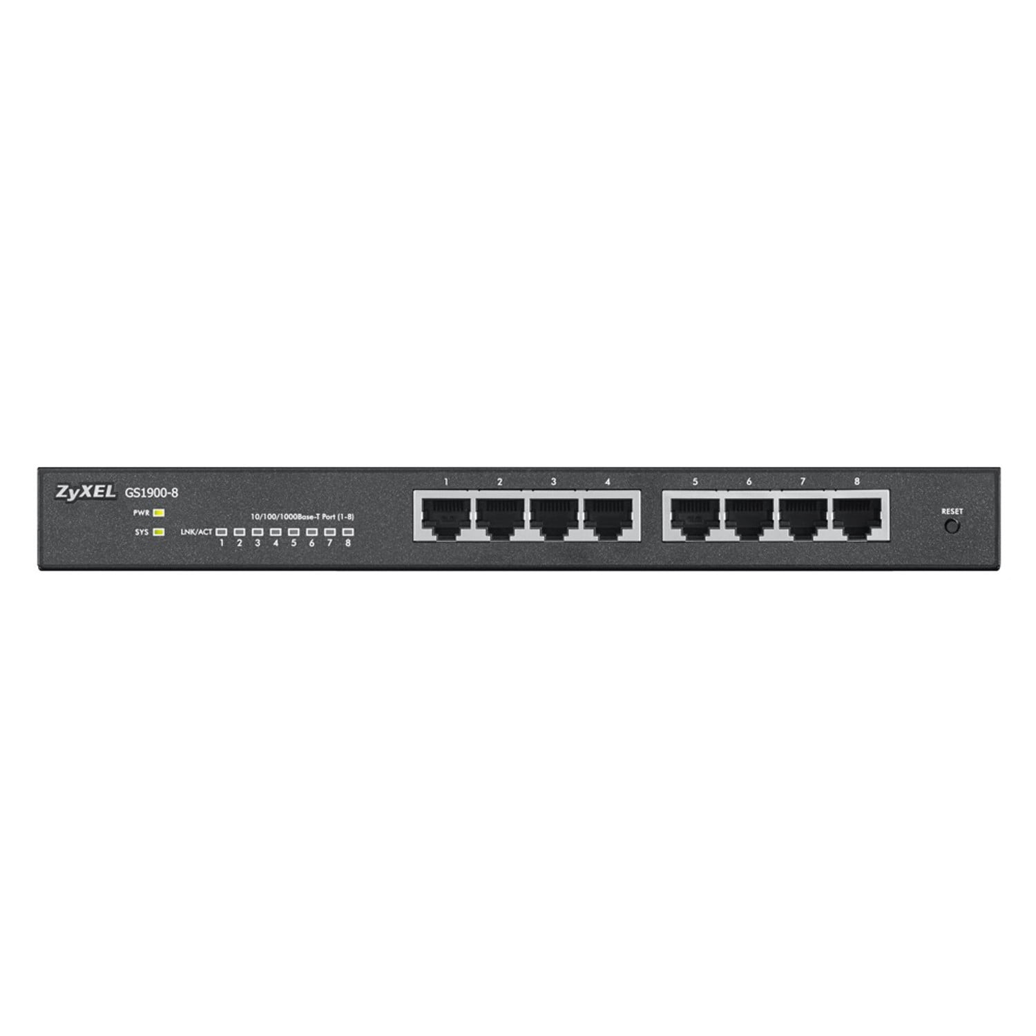 ZyXEL 8-Port GbE Smart Managed Switch, Black - Walmart.com