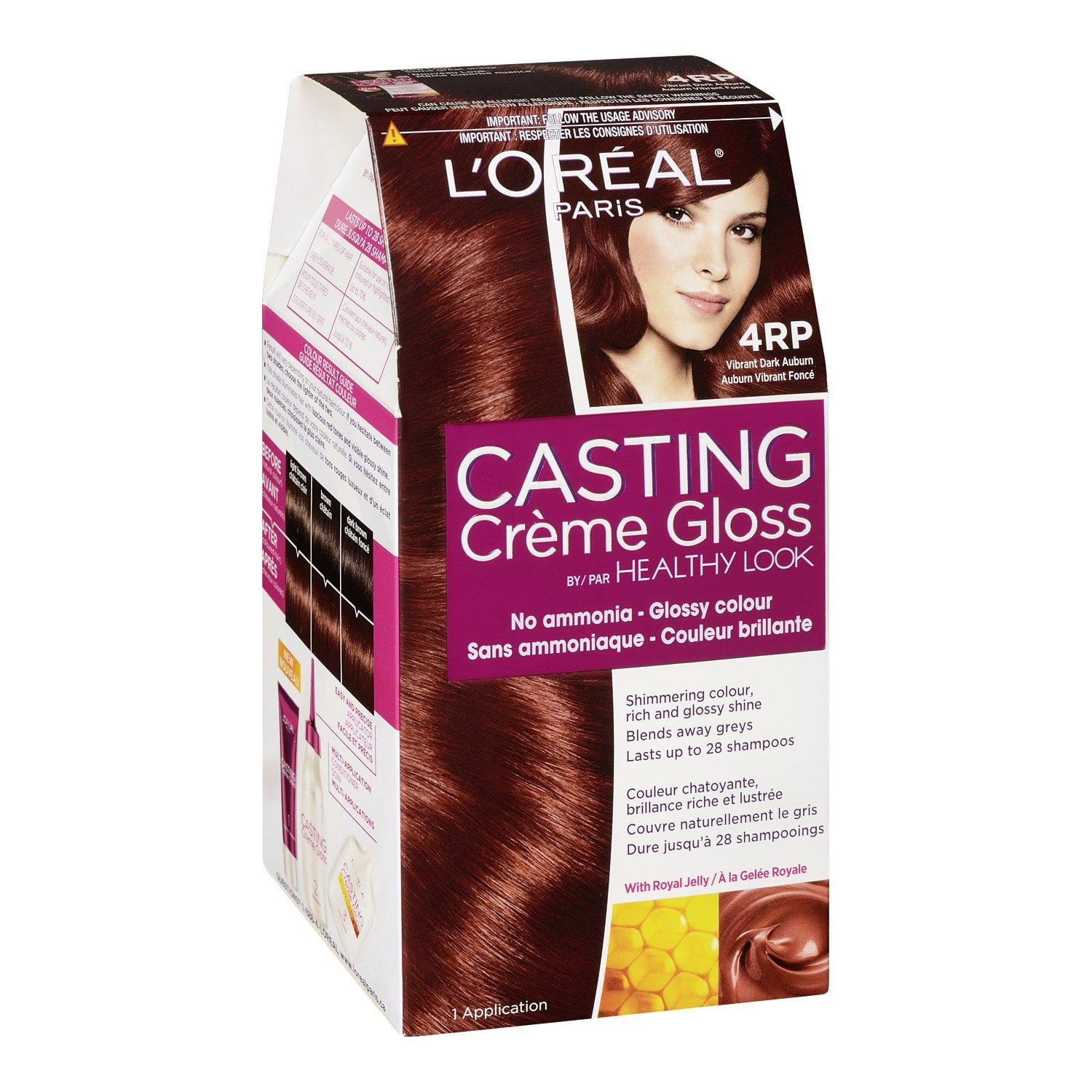 Reddish Brown Hair Dye Box