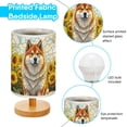 89Bloom Akita Inu Table Lamp LED 3-Color Pressed Bedside, Akita Inu ...