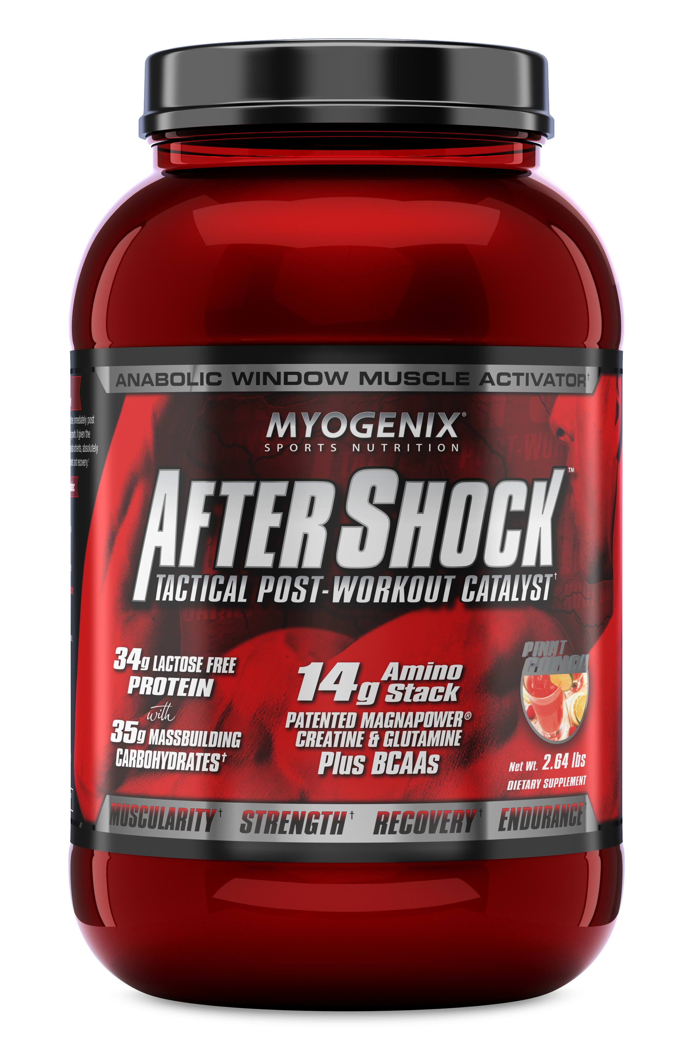Myogenix Aftershock, Fruit Punch, 2.64Lb - Walmart.com