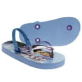 Disney Frozen Girls Flip Flops with back strap - Lilac , Size: 5-6 ...