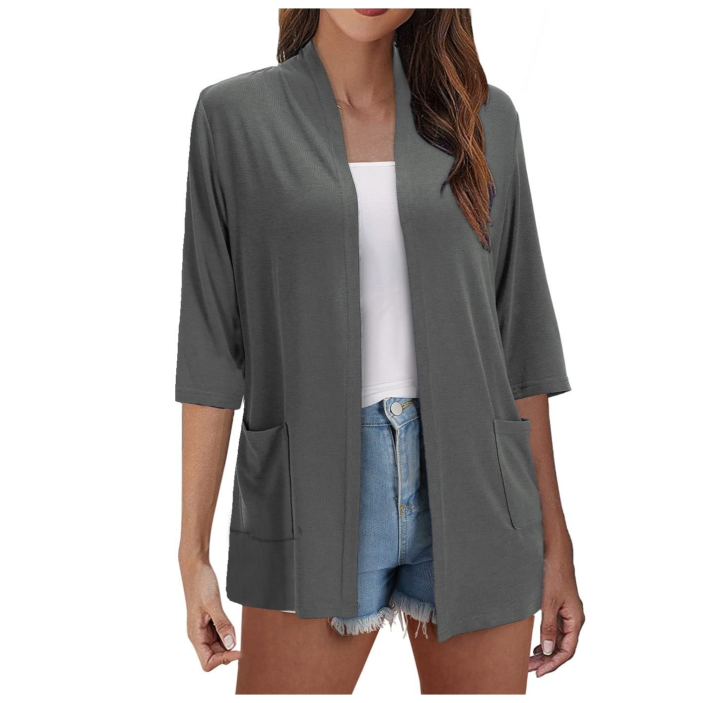 Click here for Shixiaoo Womens Lightweight Open Front Cardigan Su... prices