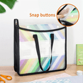 Expandable Scrapbook Paper Storage Organizer, Black Paper for 12 x 12 ...