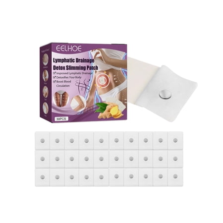 90PCS Ginger Cleanse Lymphatic Drainage Detox SLIMming Patch, Slimming ...