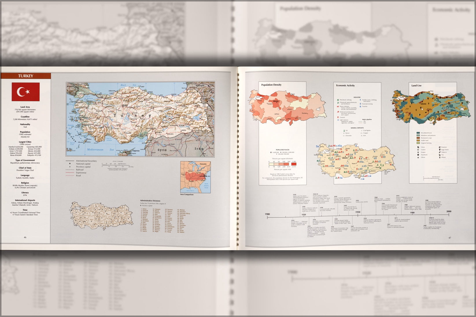 24"x36" Gallery Poster, cia map of turkey - Walmart.com