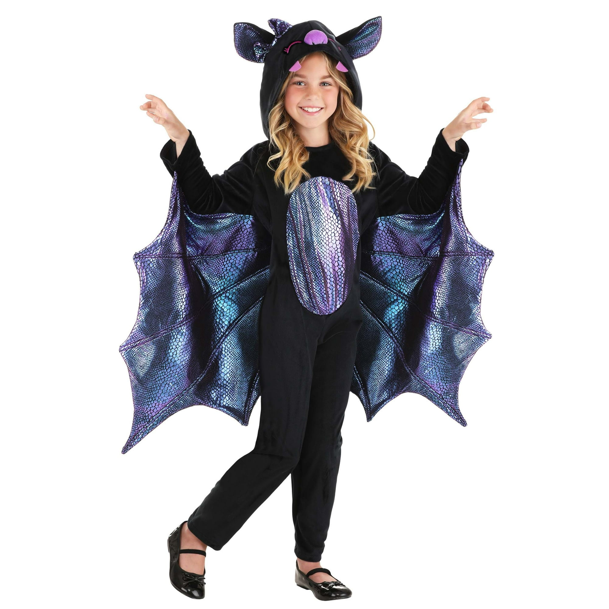 Click here for Fun Costumes Kids Shiny Bat Costume M prices