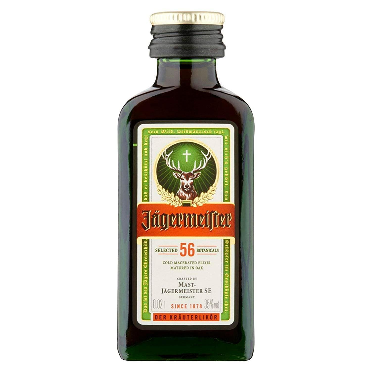 Paquete de 3 Licor Jagermeister Mini 20 ml Jagermeister | Bodega ...