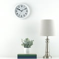 Mainstays 8.78" Basic Clock White - Walmart.com