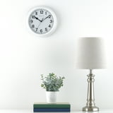 Mainstays 8.78" Basic Clock White - Walmart.com
