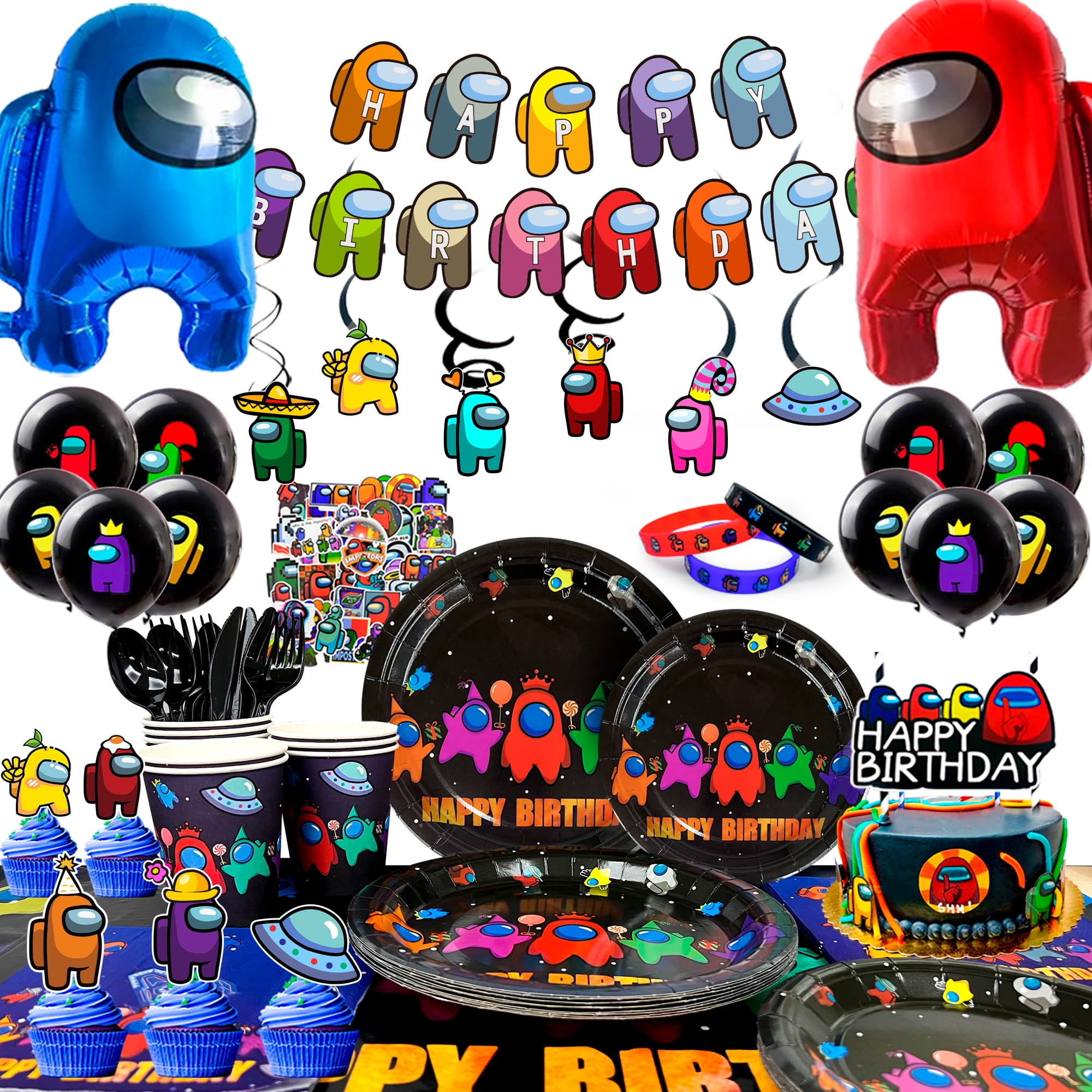 Click here for Elifjoydeco Game Us Party Supplies  174pcs Game Us... prices