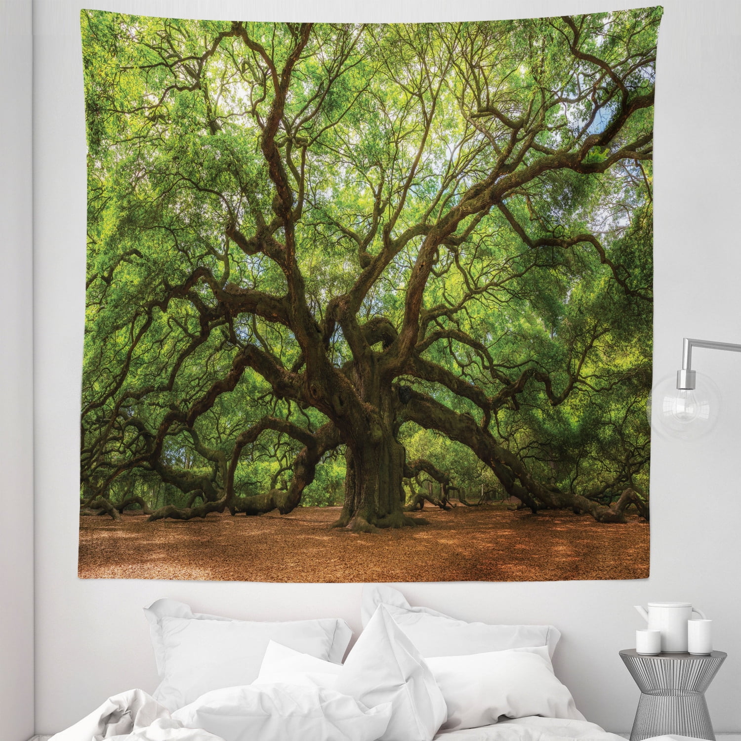 Trees Tapestry, Picture of Old Angel Oak in South Carolina Growth ...