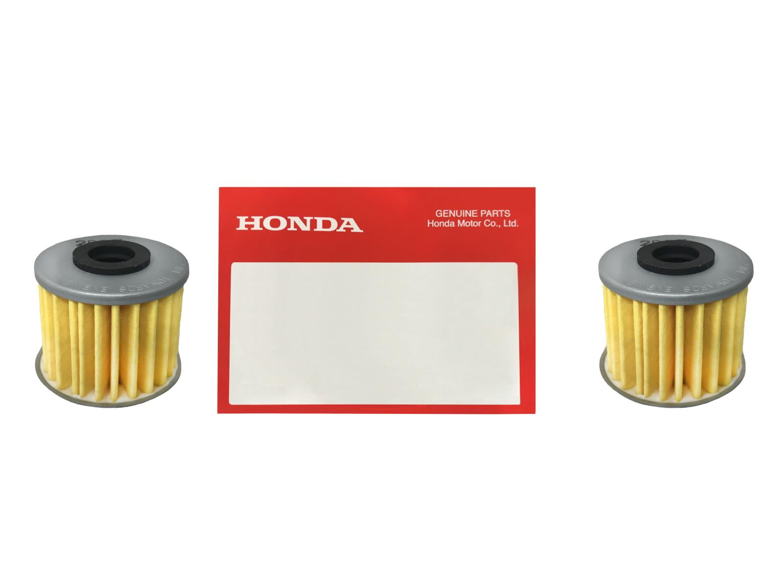 2-Pack Honda OEM Oil Filter, Fits Talon, Pioneer, CRF 1000 - Model ...