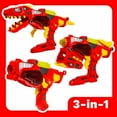KidPlay Dino Gun Dinosaur Space Battle Robot Interchangeable ...