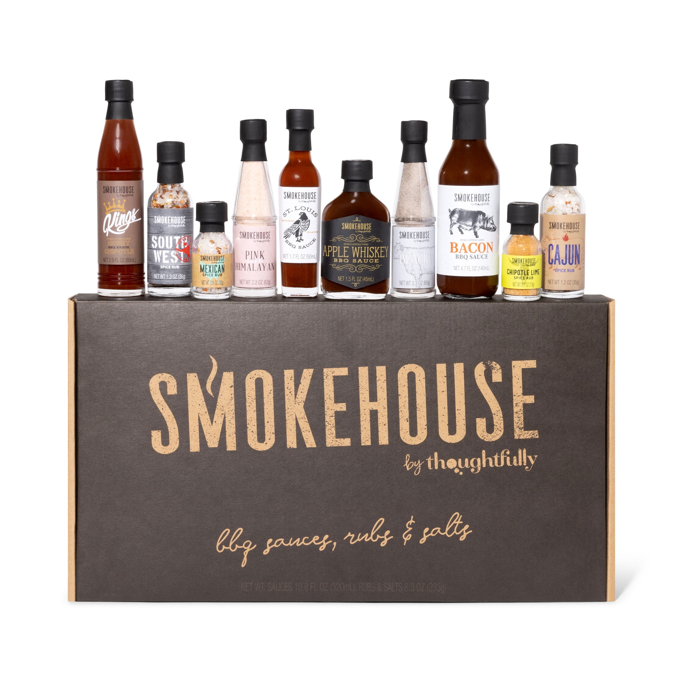 Smokehouse by Thoughtfully, Ultimate BBQ Sampler Set Gift Set - Walmart.com