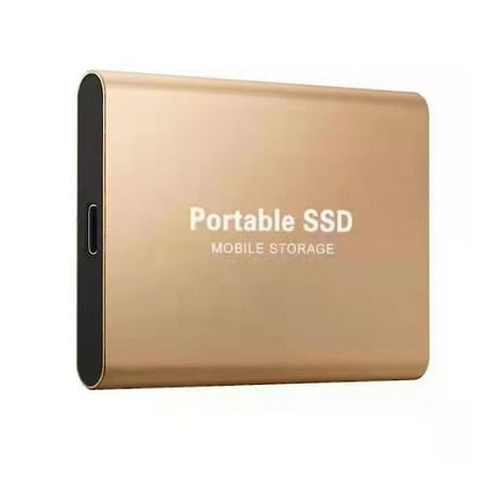 Portable 8 Tb External Hard Drive Hdd For Pc Laptop And Mac Gold ...