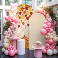 5FT Arch Backdrop Covers, Fall Orange Pumpkins Wedding Arch Cover ...