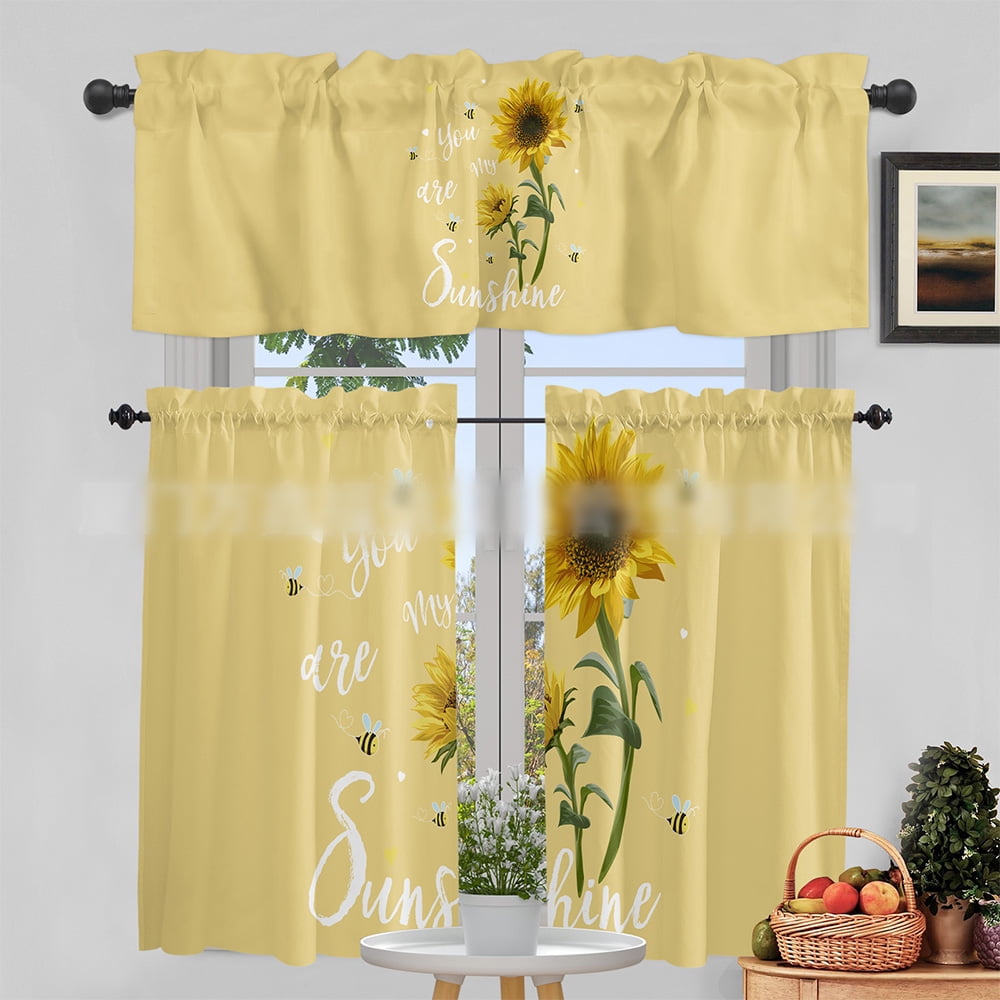 Click here for Mawclos Short Curtain Rod Pocket Window Drapes Dec... prices