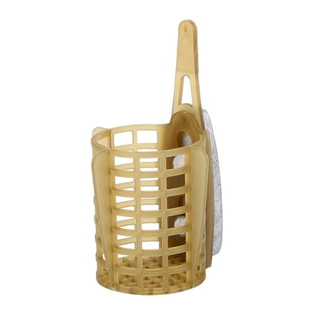 Fish Bait Lure Feeder Cage Basket Holder Lead Sinker Carp Fishing Trap ...