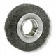 Medium Crimped Wire Wheel, 10 in D x 1 1/8 in W, .014 in Steel Wire ...