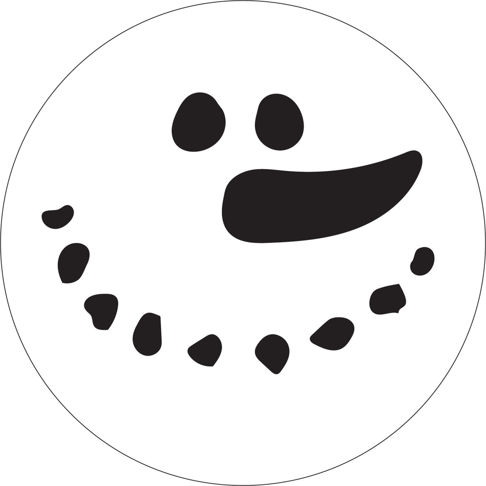 Snowman Face Printable