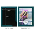 Wexford Home Wood Photo Frame Set of 2 Ocean Blue 8x10 Real Wooden ...