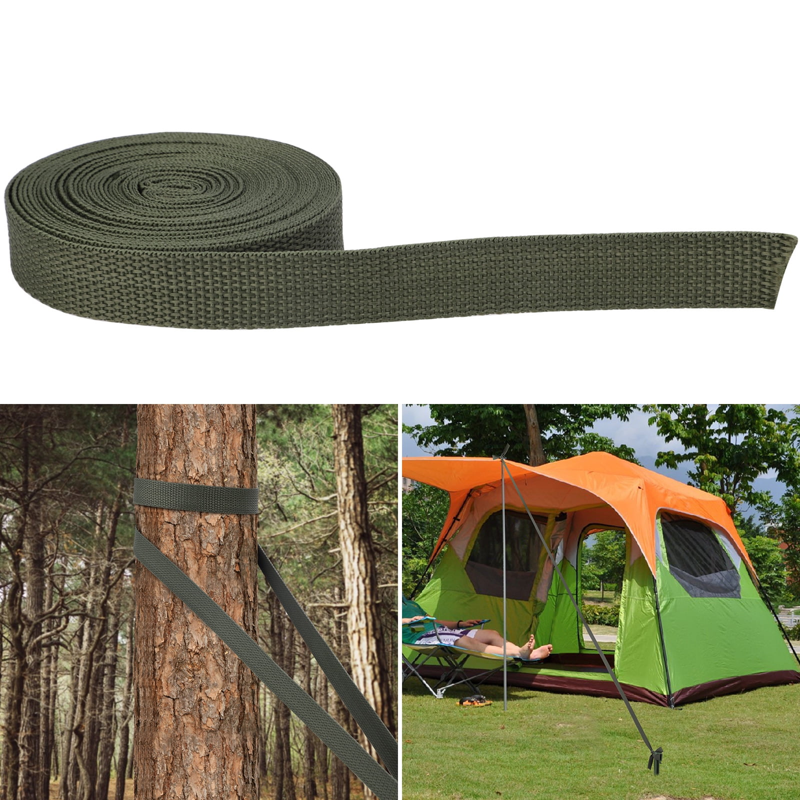 Fastener Tape Nylon Braid Tree Straps For Staking Green Straightening ...