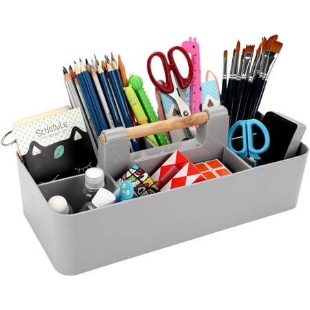 HTWW New Stackable Plastic Portable Craft Storage Organizer Caddy Tote ...