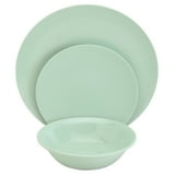 Tabletops Gallery 12 Piece Light Green Melamine Plate Set, Durable ...
