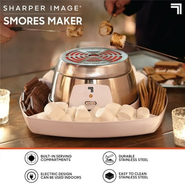 SHARPER IMAGE Electric Tabletop S'mores Maker for Indoors, 6 Piece Set ...