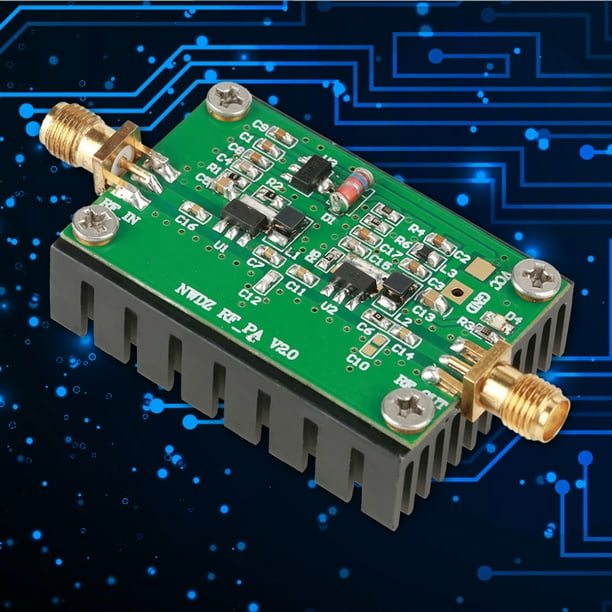 Transmisor FM HF VHF UHF de 2 MHz a 700 MHz y 3 W, amplificador de ...