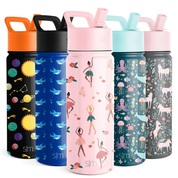 Simple Modern Summit Water Bottle Straw Lid Vacuum Insulated Stainless ...