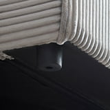 5 Seats Oversized Sectional Sofa, L Shaped Corner Couch with Detachable ...