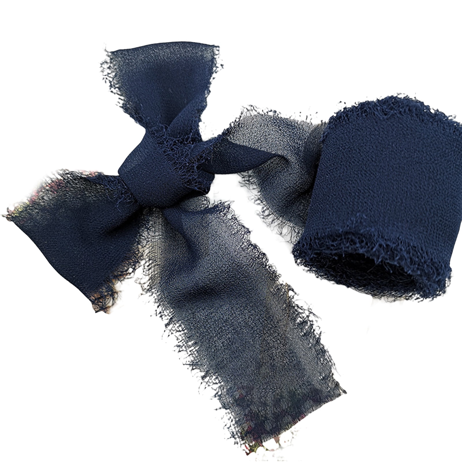 Farfi 1 Roll Chiffon Ribbon Tear Resistant Elastic Polyester Fiber ...