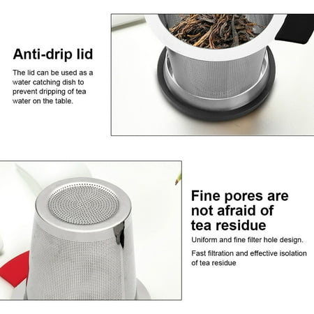 wolftale Stainless Steel Tea Strainer Mesh Filter Sifter Reusable ...