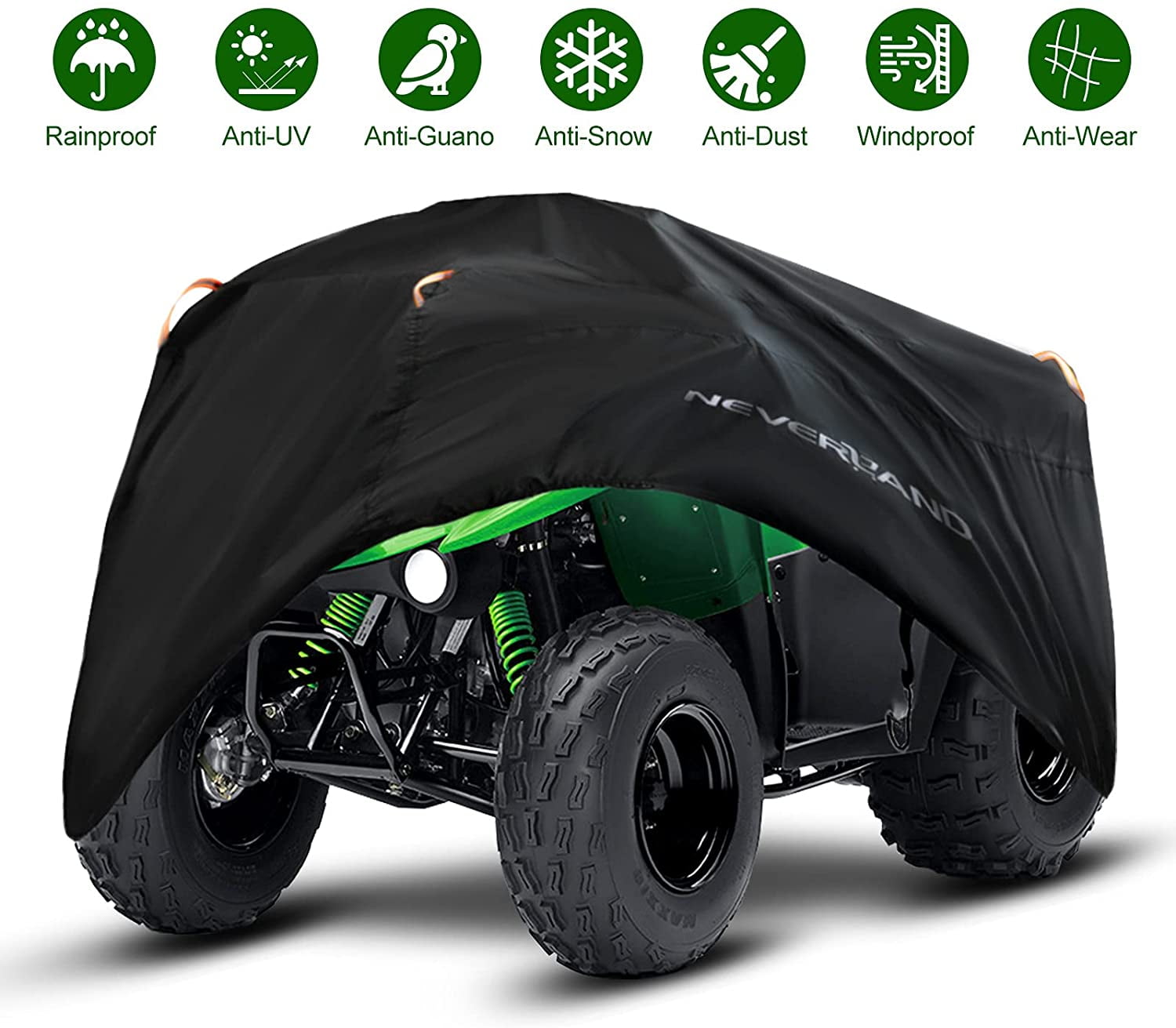 NEVERLAND ATV Cover Waterproof Heavy Duty 4 Wheeler Cover Quad Cover ...