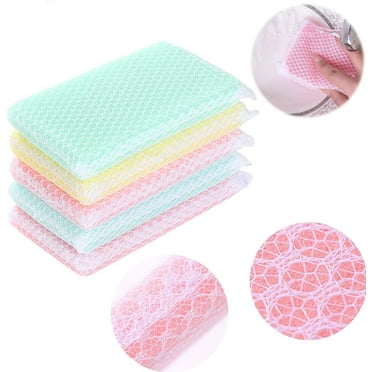 CxhicLuv Kitchen Cleaning Sponges, Eco Non-scratch Dish Scrubs ...