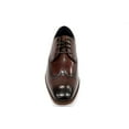 Men's Stacy Adams Brown Brayden Leather Lace Up Dress Shoes 25635-200 ...